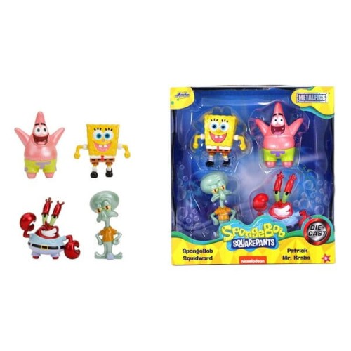 Jada - Zestaw 4 figurek - Spongebob Kanciastoporty - 253252042 Sklep z ...