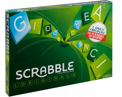 Gra Scrabble L'Orginale - Wersja Włoska - Italian Version - Y9596 Sklep ...