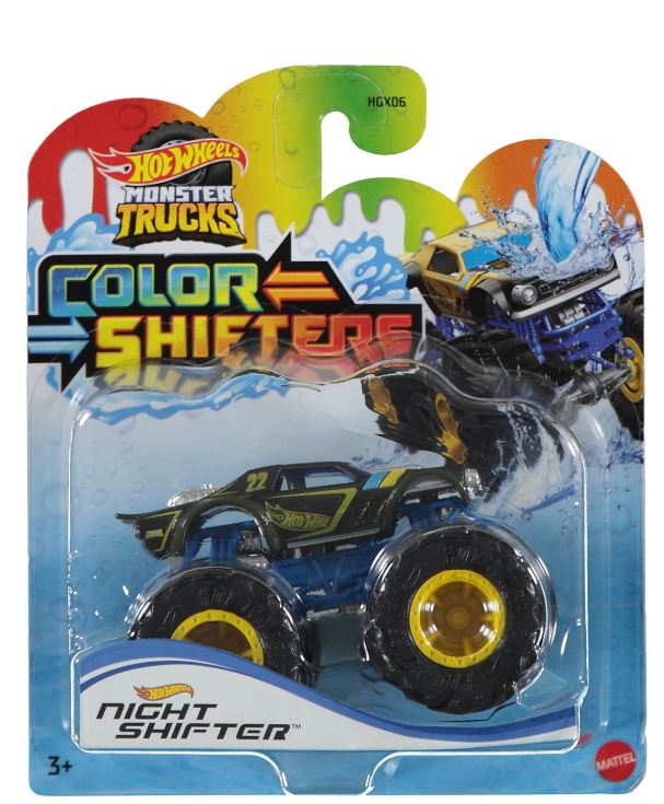 Hot Wheels – Monster Truck – Color Shifters – Night Shifter – HNW06 ...