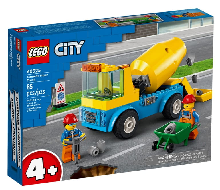 LEGO City 60325 Ciężarówka z betoniarką Sklep z zabawkami Kimland