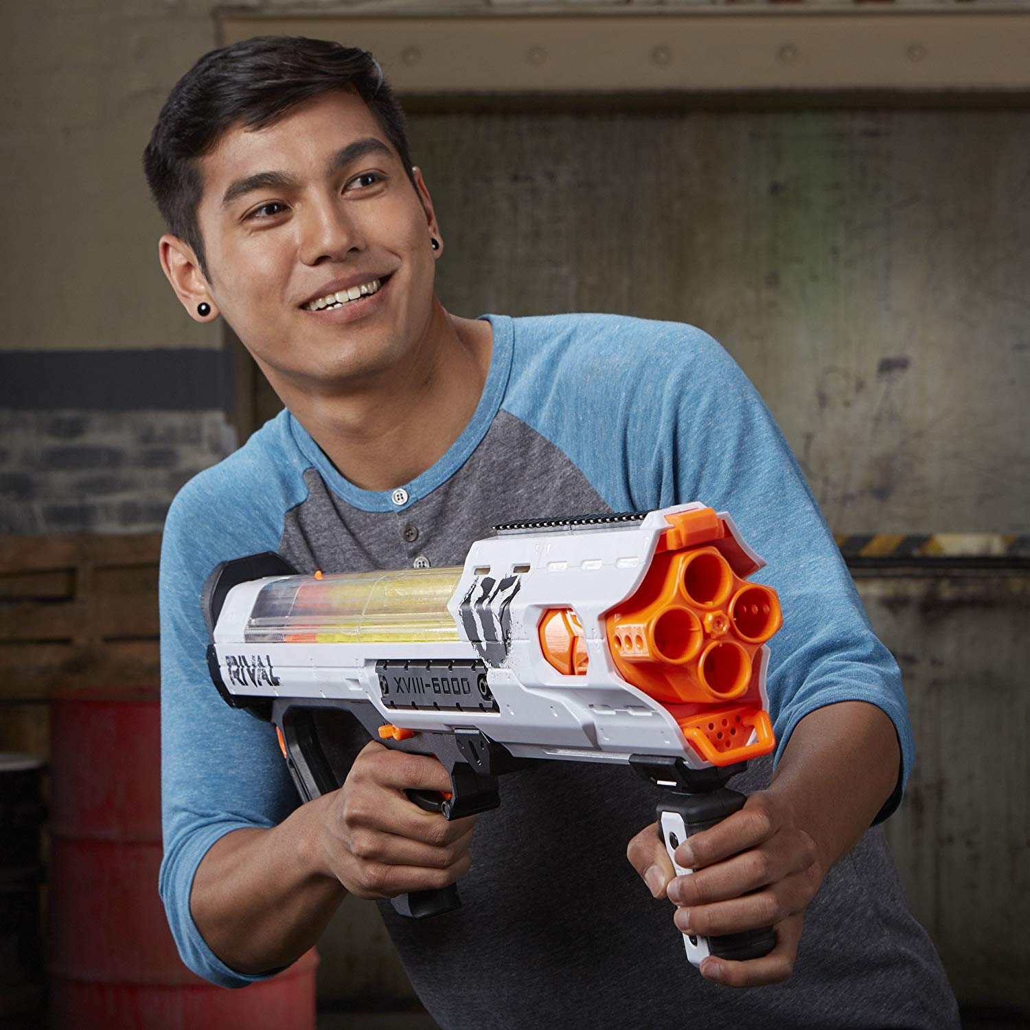 NERF Rival - Hades XVIII 6000 - Karabin na kulki - Phantom Corps E0648 ...