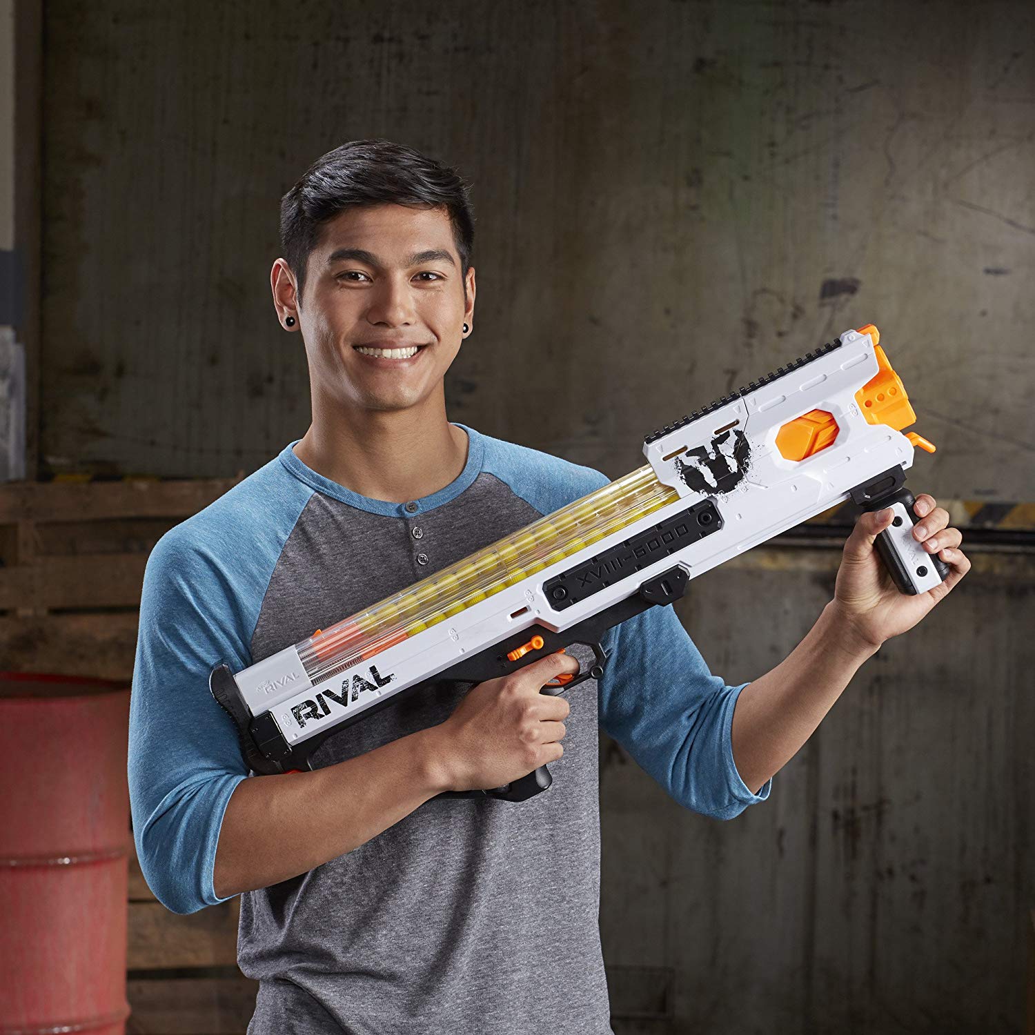 NERF Rival - Hades XVIII 6000 - Karabin na kulki - Phantom Corps E0648 ...