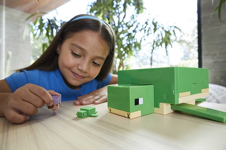 Minecraft – Kryjówka z transformacją – Żółw HDW14 Sklep z zabawkami Kimland