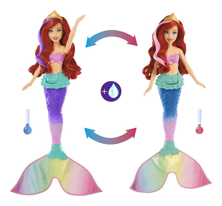 Disney Princess - Lalka Arielka zmieniająca kolor HPD43 Sklep z ...